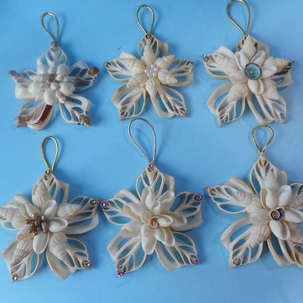 Sea Shell Ornaments - Etsy