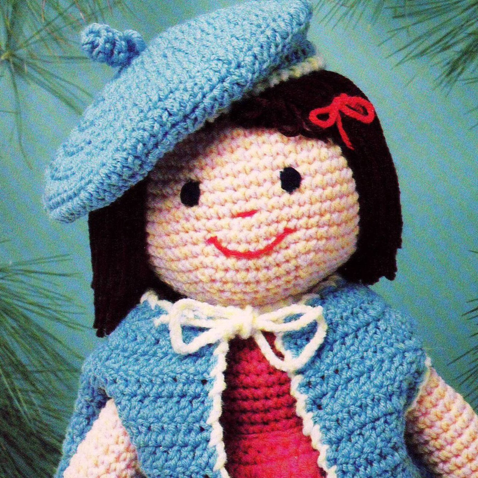 INSTANT DOWNLOAD PDF Vintage Crochet Pattern Doll and Clothes | Etsy