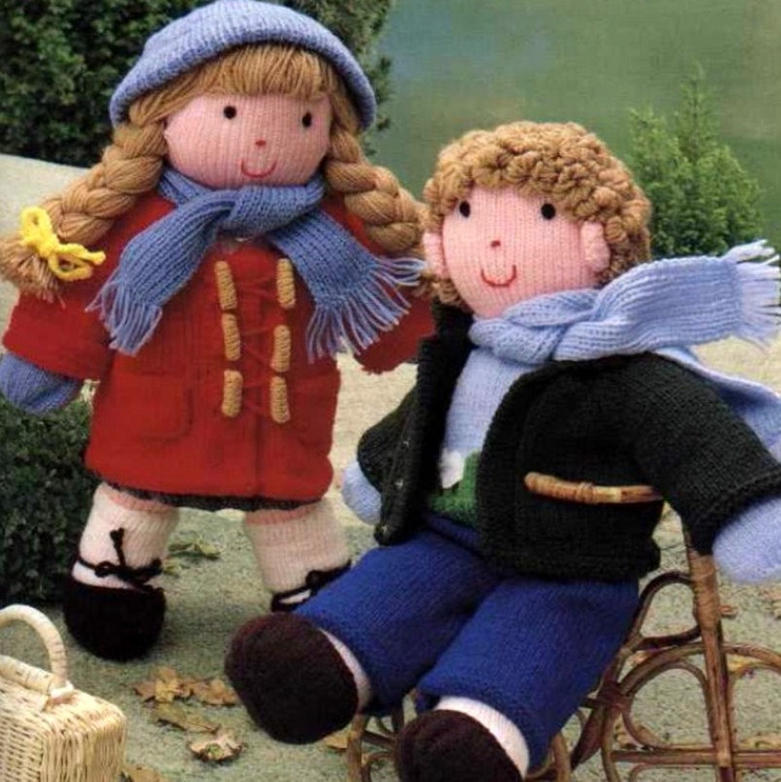 Vintage Knitting Pattern PDF Toys Dolls Mouse Bears Nursery | Etsy