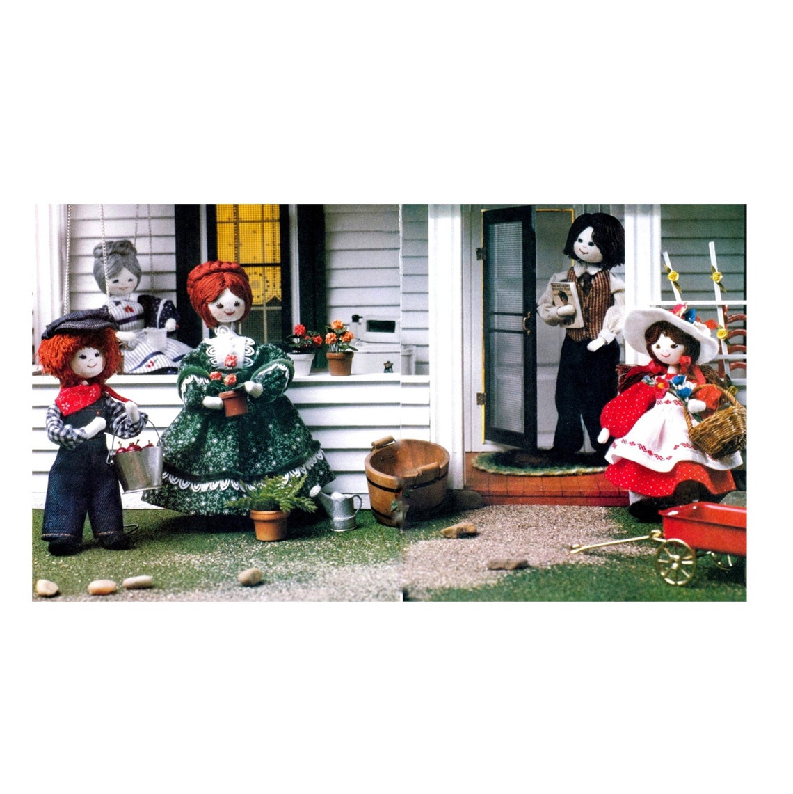 Vintage Sewing Pattern Craft Instructions Dolls Doll House | Etsy