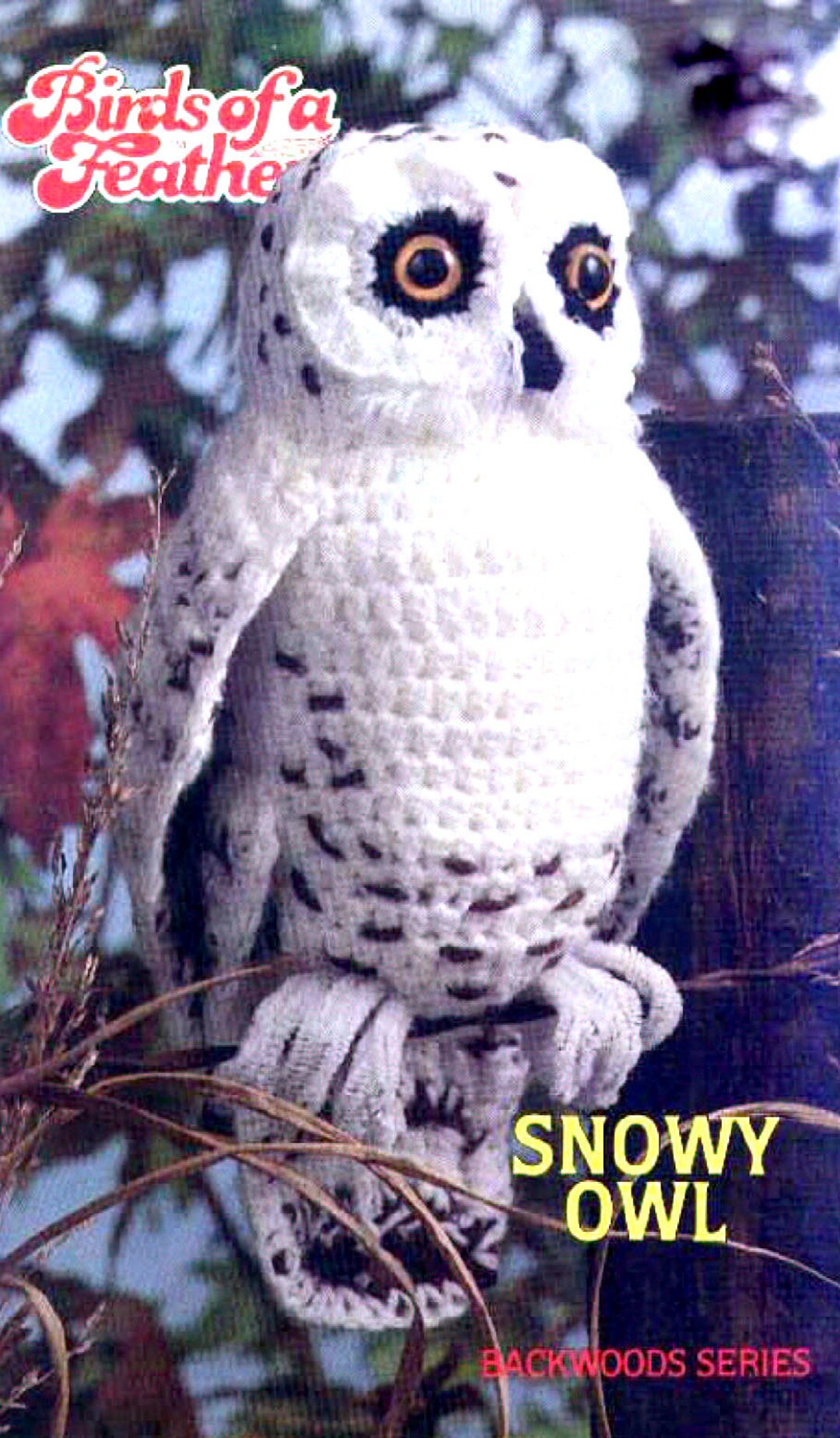 SALE *** Vintage Crochet Pattern Snowy Owl Soft Toy Animal Zoo Bird ...