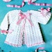 Vintage Crochet Pattern PDF Baby Matinee Set Jacket Bonnet and - Etsy ...
