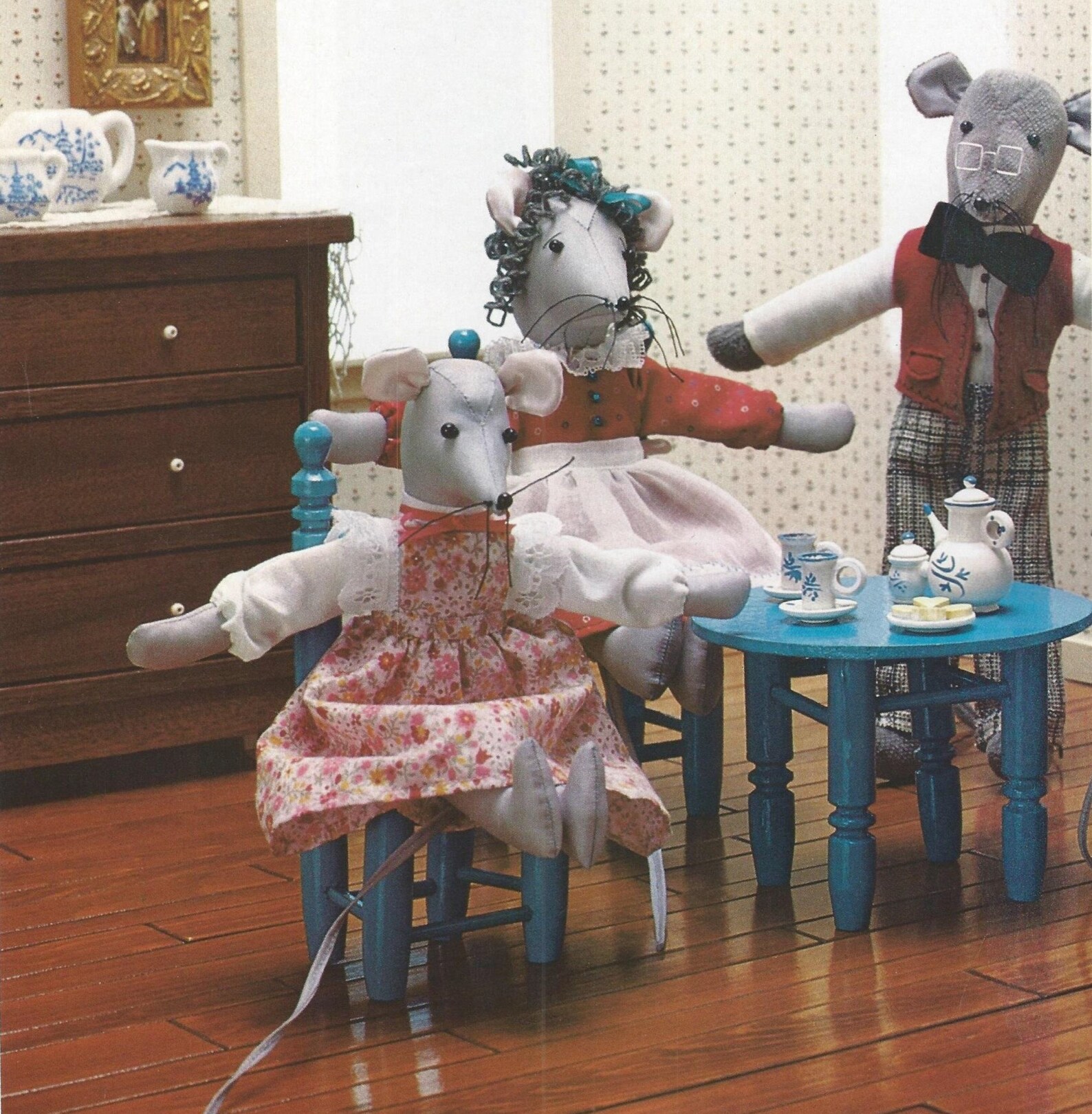 Vintage Craft Sewing Pattern Mouse Family Animal Soft Toy - Etsy UK