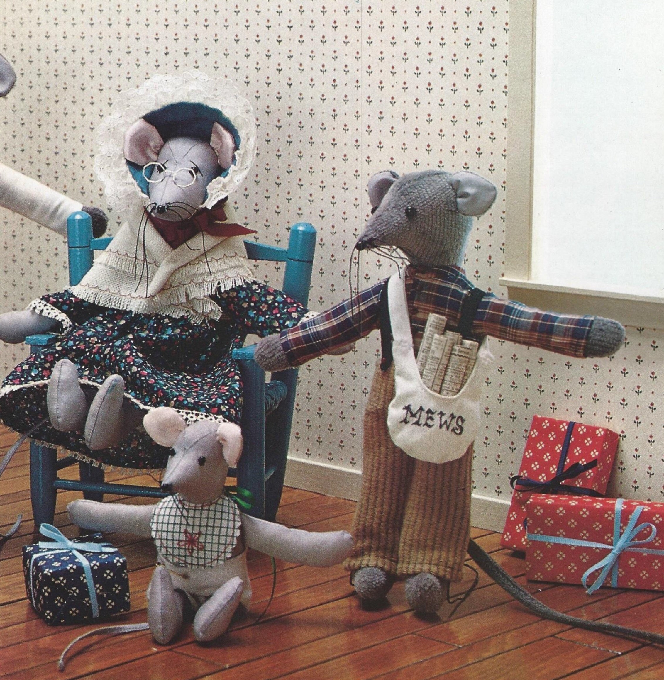 Vintage Craft Sewing Pattern Mouse Family Animal Soft Toy - Etsy UK