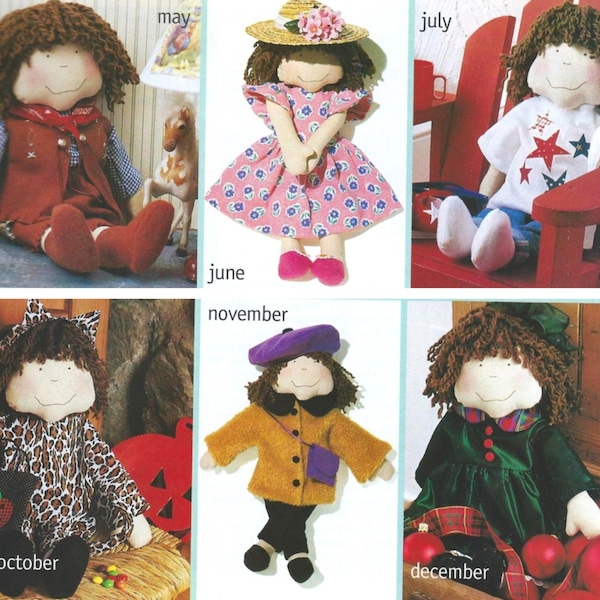 Vintage Rag Doll - Etsy