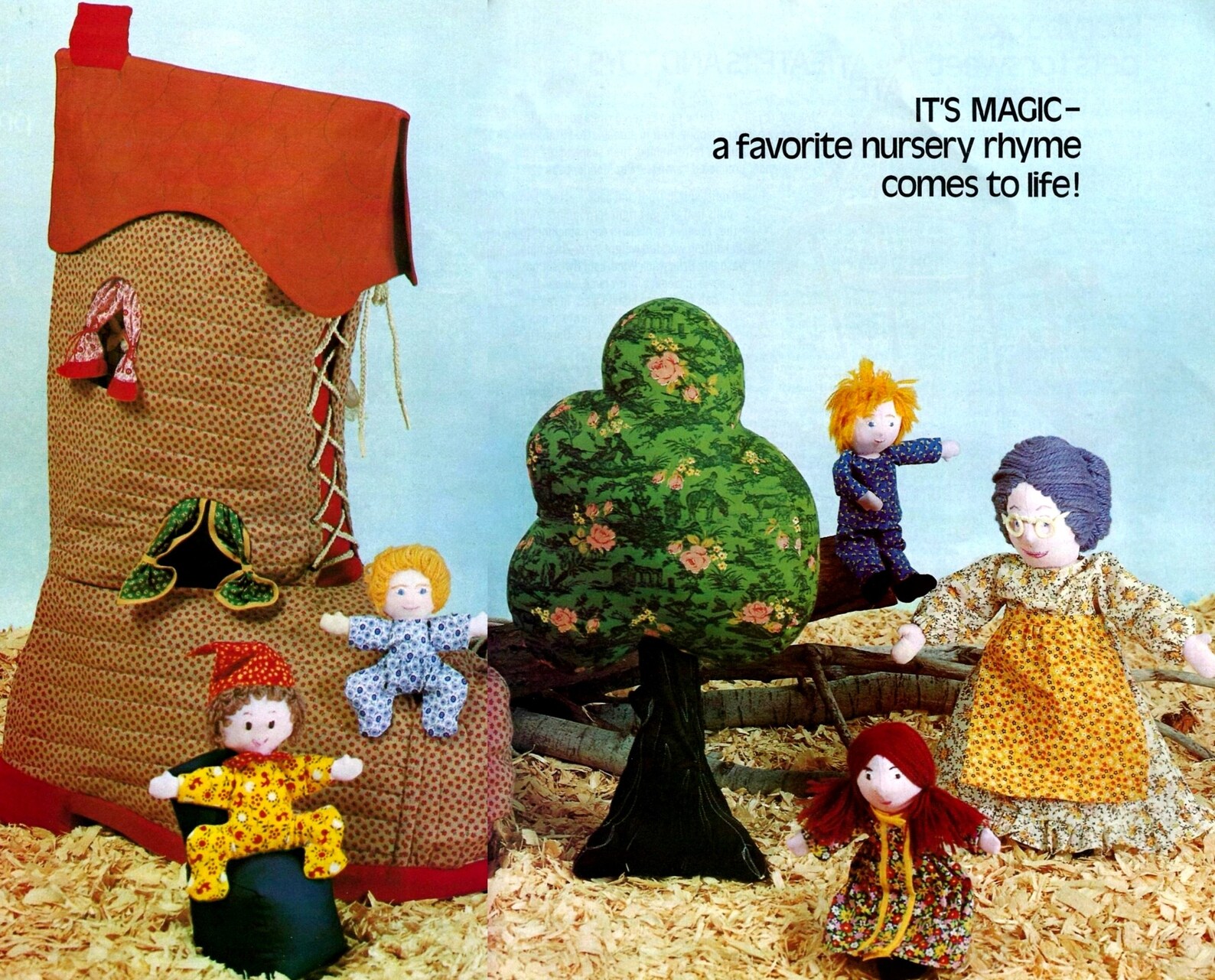 Vintage Craft Sewing Pattern Old Woman Who Lived in a Shoe - Etsy UK