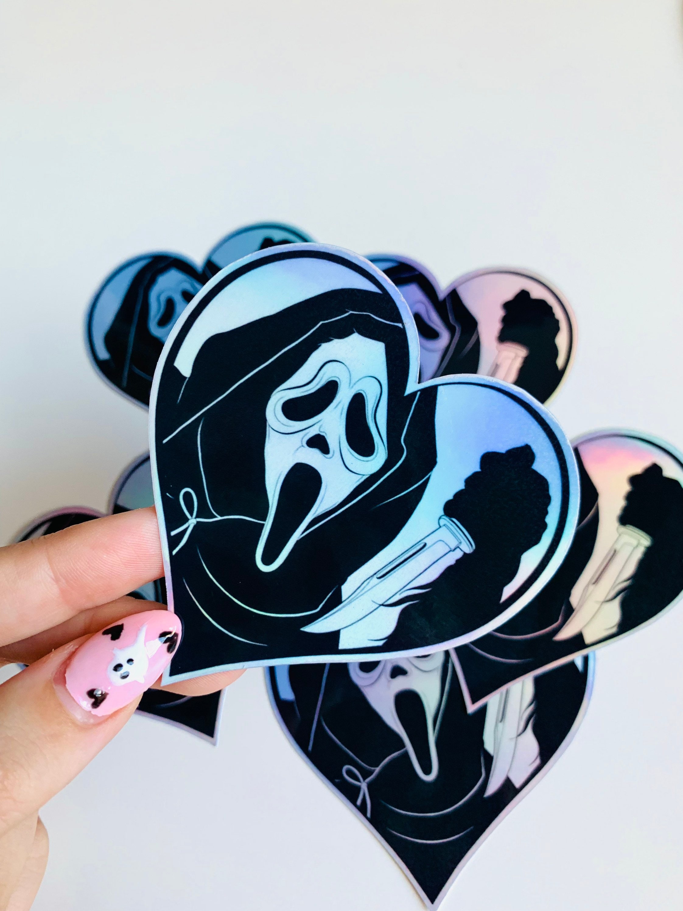GhostFace Horror Sticker | Horror Film Scream Sticker sold by United ...