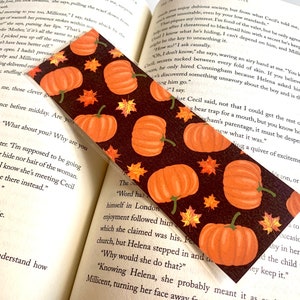 Fall Autumn Halloween Aesthetic Bookmark SET 3 Fall Themed Cute ...
