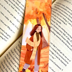 Fall Autumn Halloween Aesthetic Bookmark SET 3 Fall Themed Cute ...