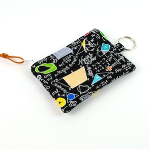 Math ID Wallet, Keychain Wallet, Math Teacher Gift, Scientist Coin ...