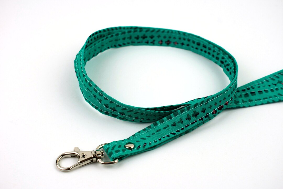 Lanyard Gift Idea, Geometric Lanyard, Blue Lanyard, Teacher ID Holder ...