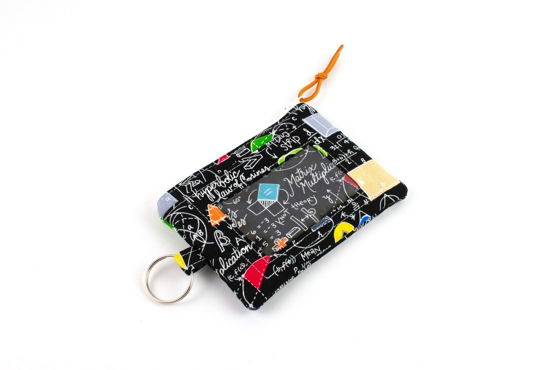 Math ID Wallet, Keychain Wallet, Math Teacher Gift, Scientist Coin ...