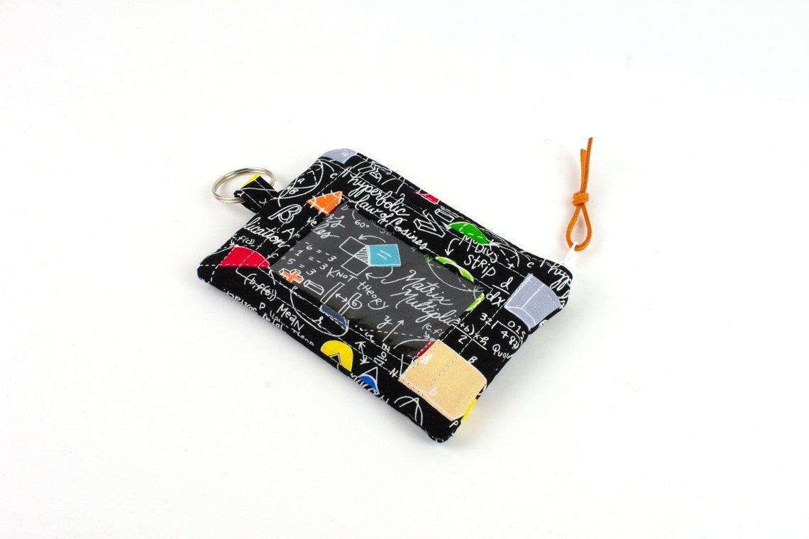 Math ID Wallet Keychain Wallet Math Teacher Gift Scientist | Etsy