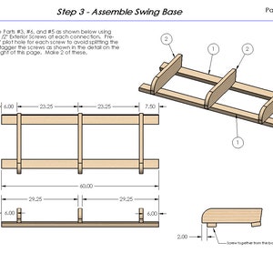 Free Standing Porch Swing Building Plans/instructions - Etsy