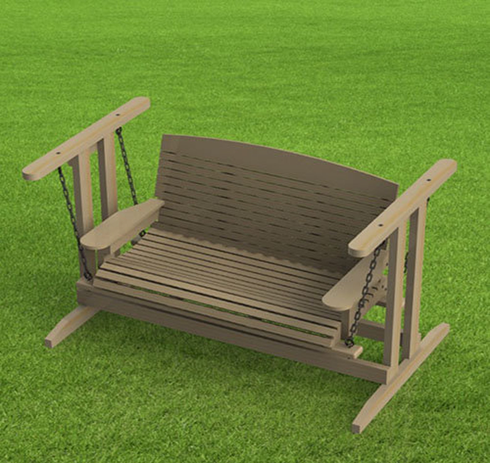 Free Standing Porch Swing Building Plans/instructions - Etsy