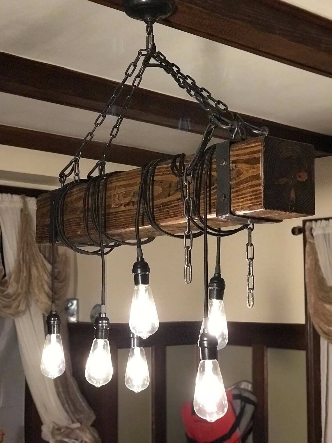 Rustic Chandelier - Etsy