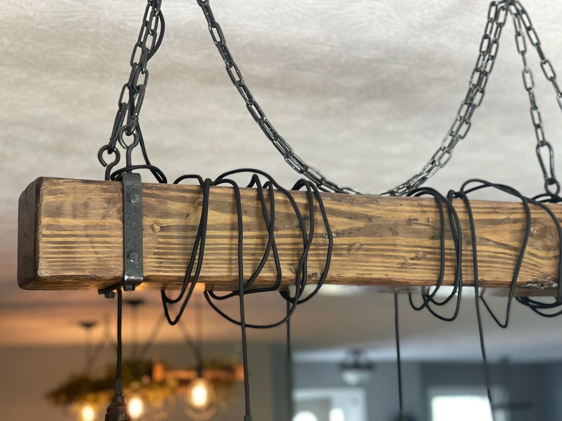 Rustic Chandelier - Etsy