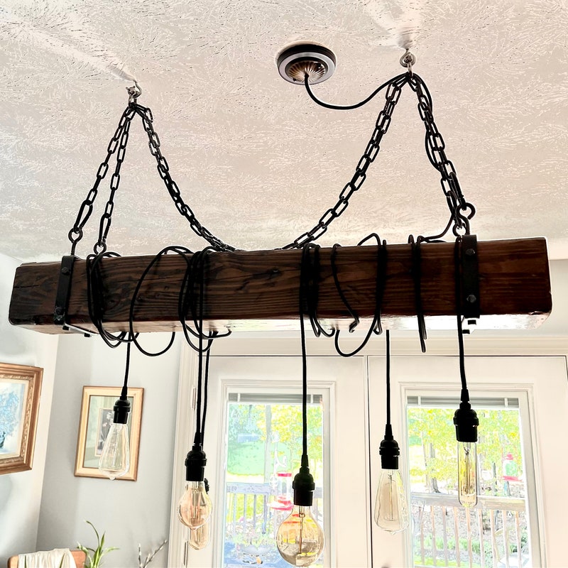 Rustic Chandelier - Etsy