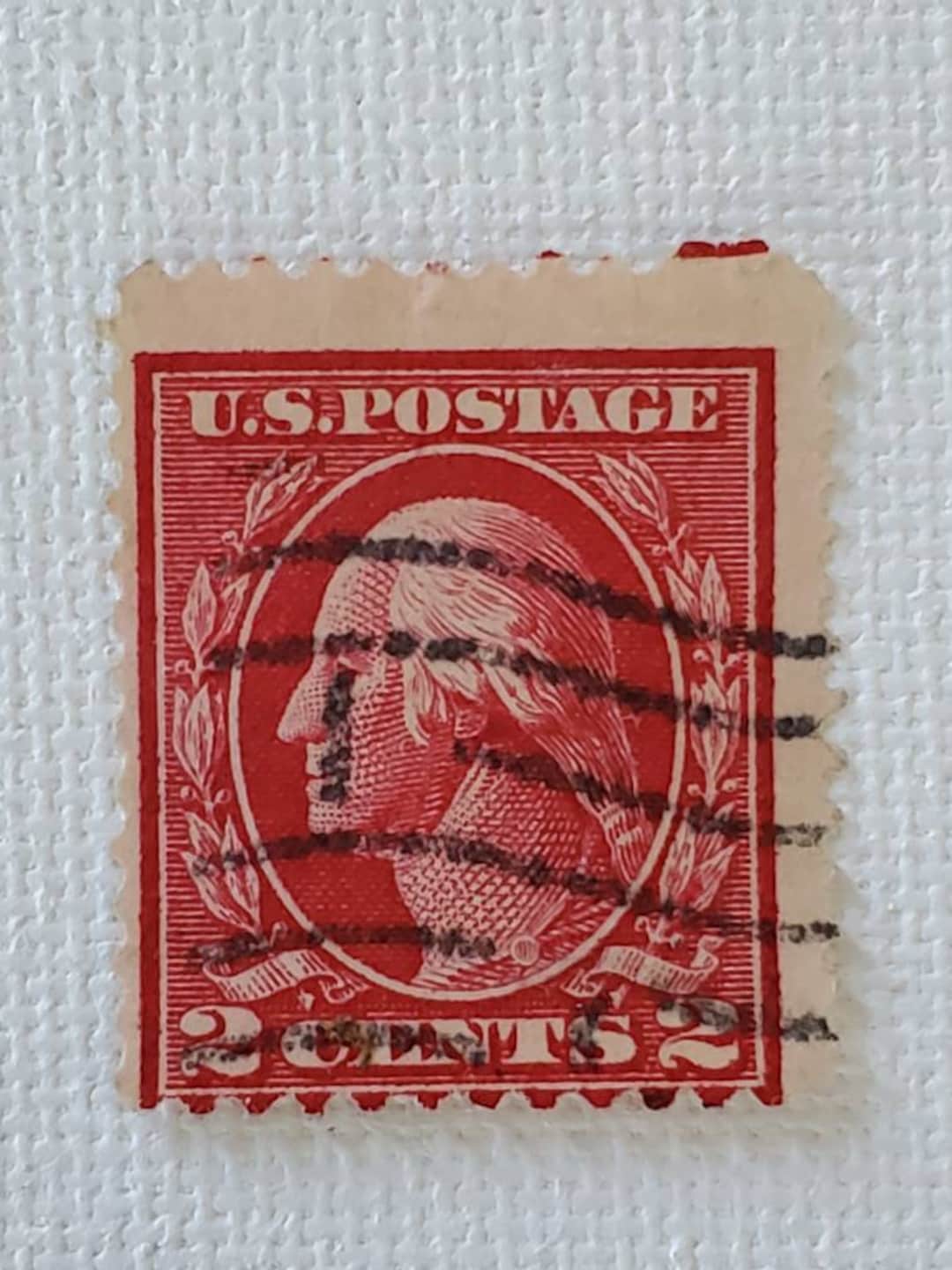 US George Washington Red 2c Postage Stamp - Etsy