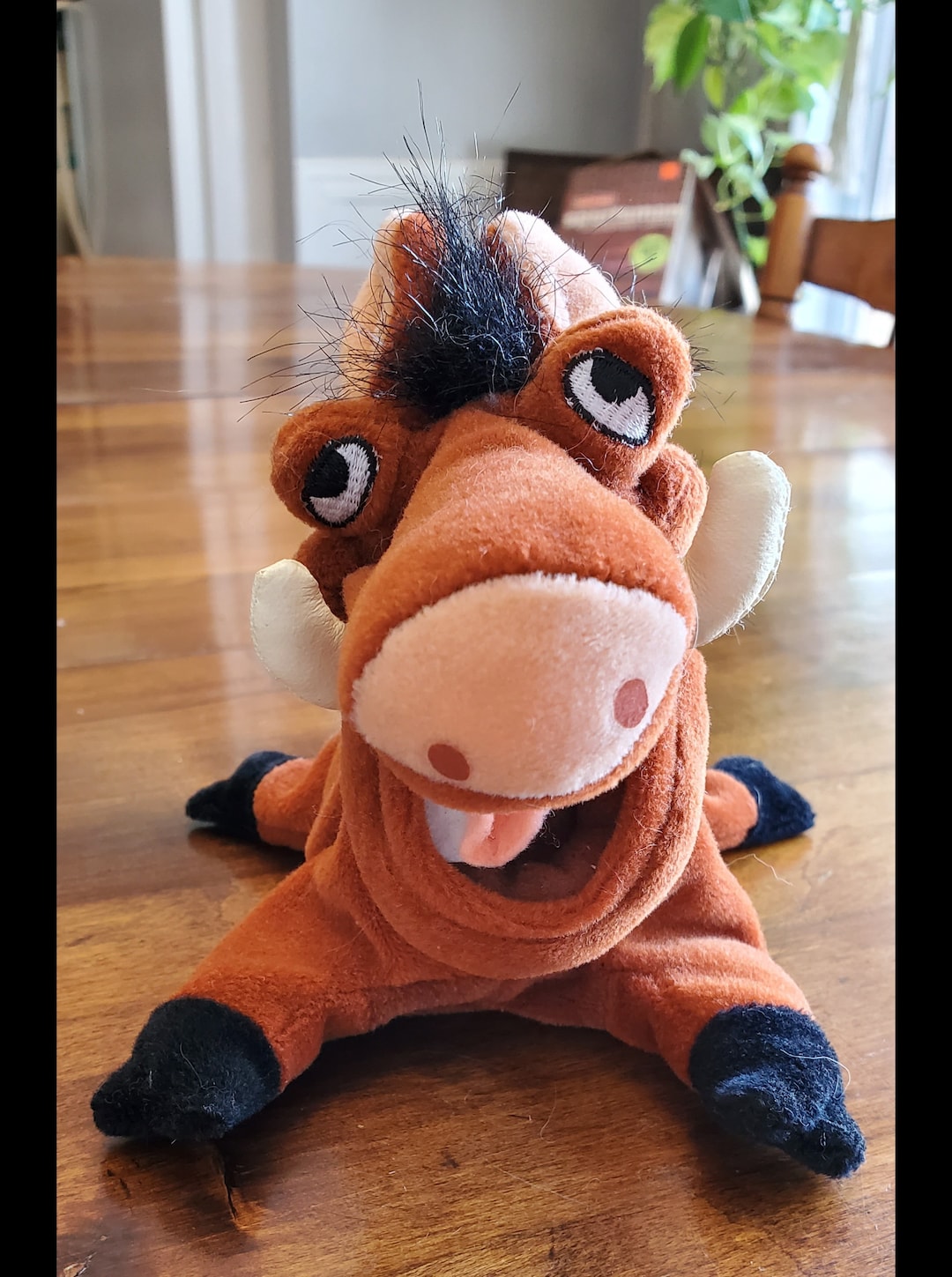 Disney's the LION King Pumba Plush Beanie Stuffed Animal - Etsy