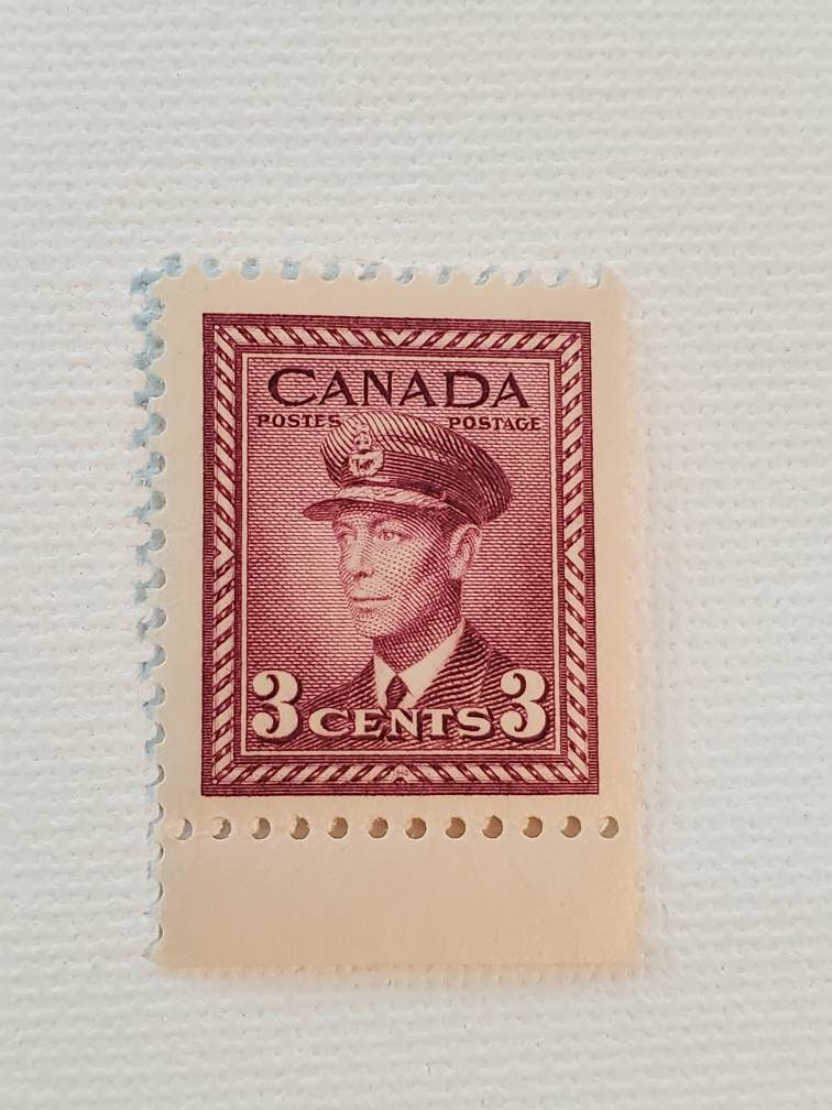 3c Rose Violet KG VI Canada Stamp - Etsy