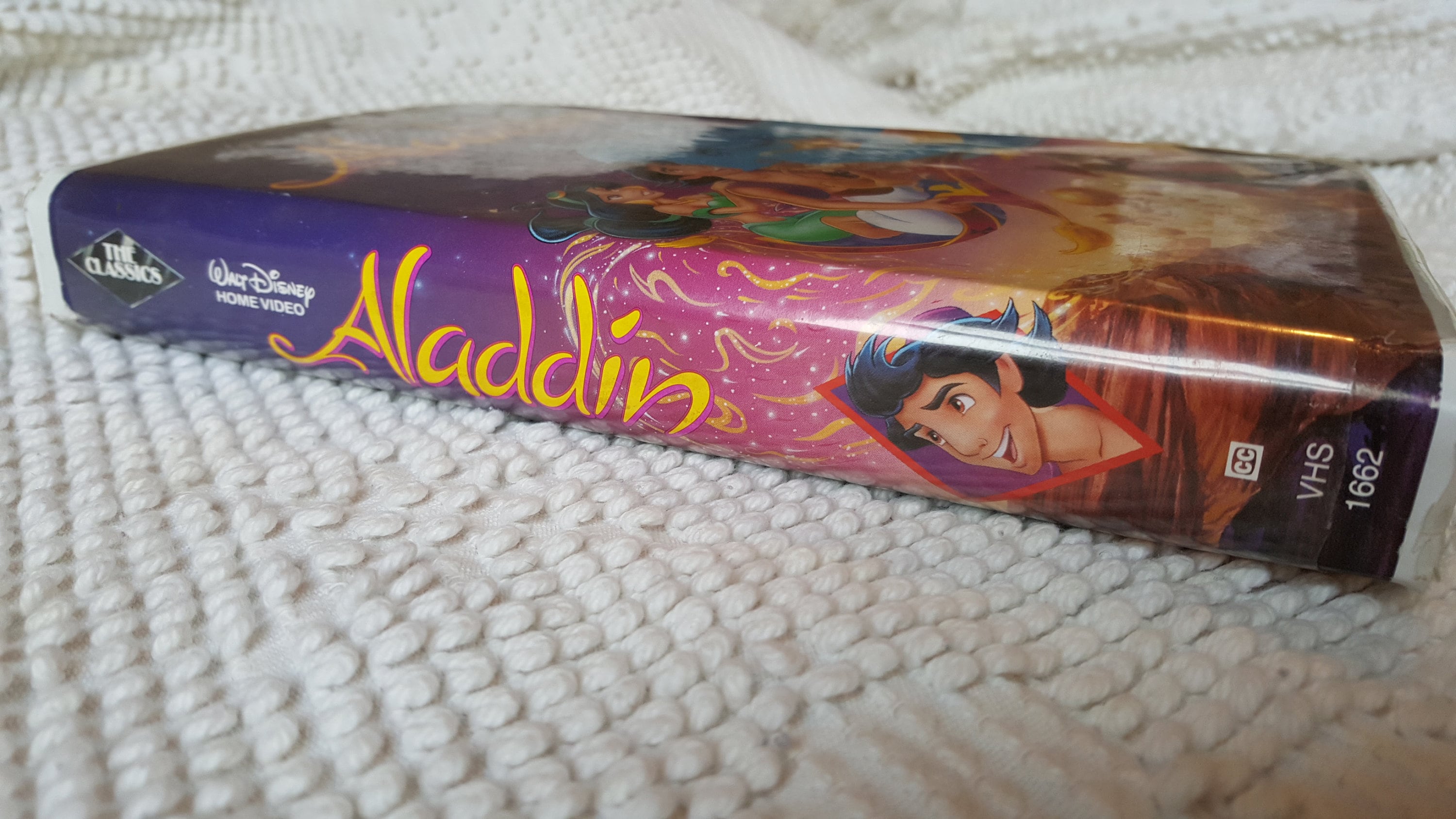 1993 VHS Walt Disney Home Video Aladdin Buena Vista Black - Etsy México