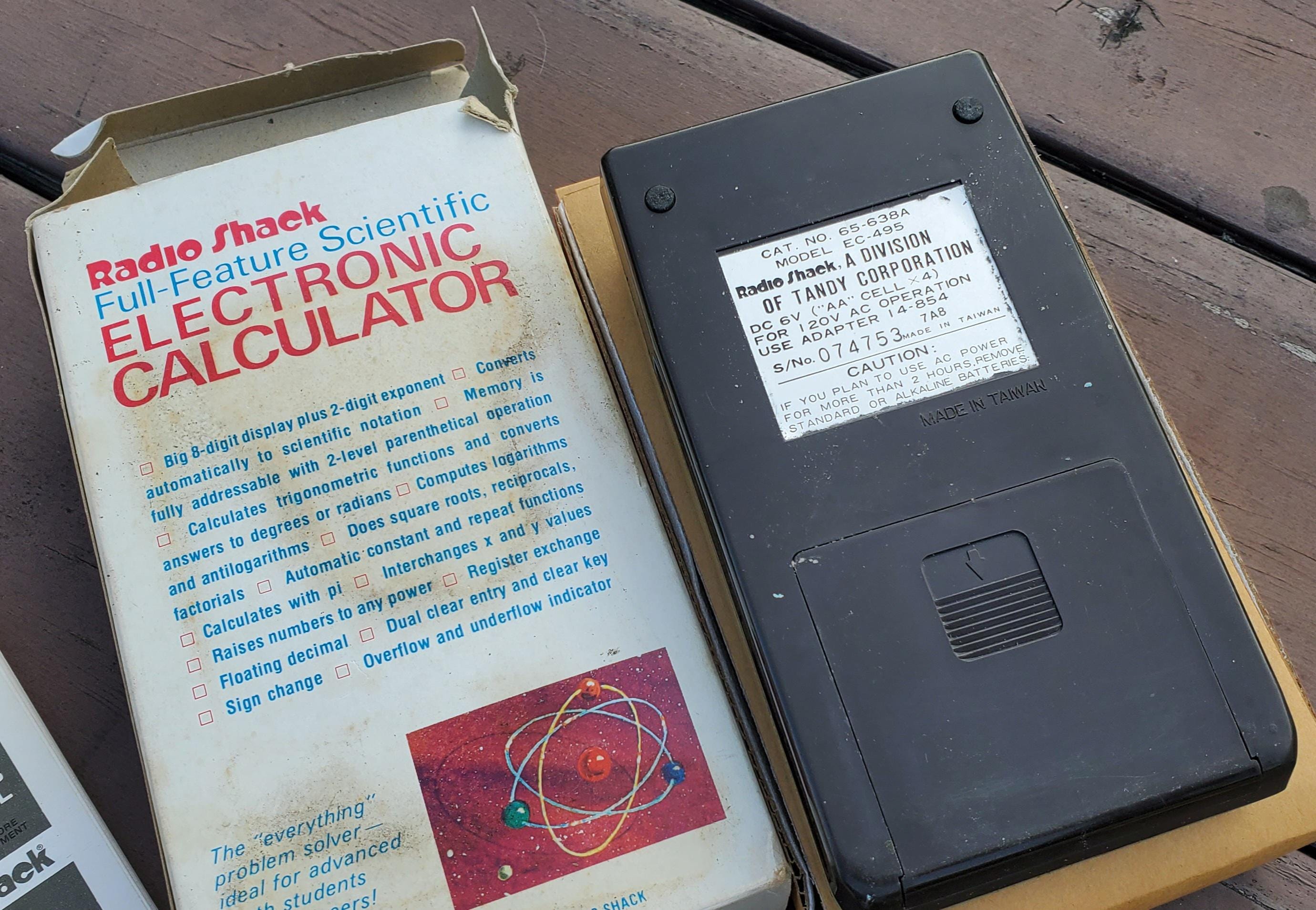 Vintage Radio Shack EC-495 Electronic Calculator - Etsy