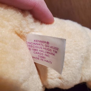 1985 Kenner Precious Hugs Hallmark Hugga Bunch Doll Blonde (yellow ...