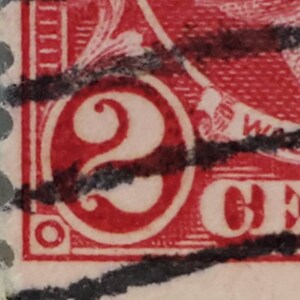 George Washington Red 2c US Postage Stamp - Etsy