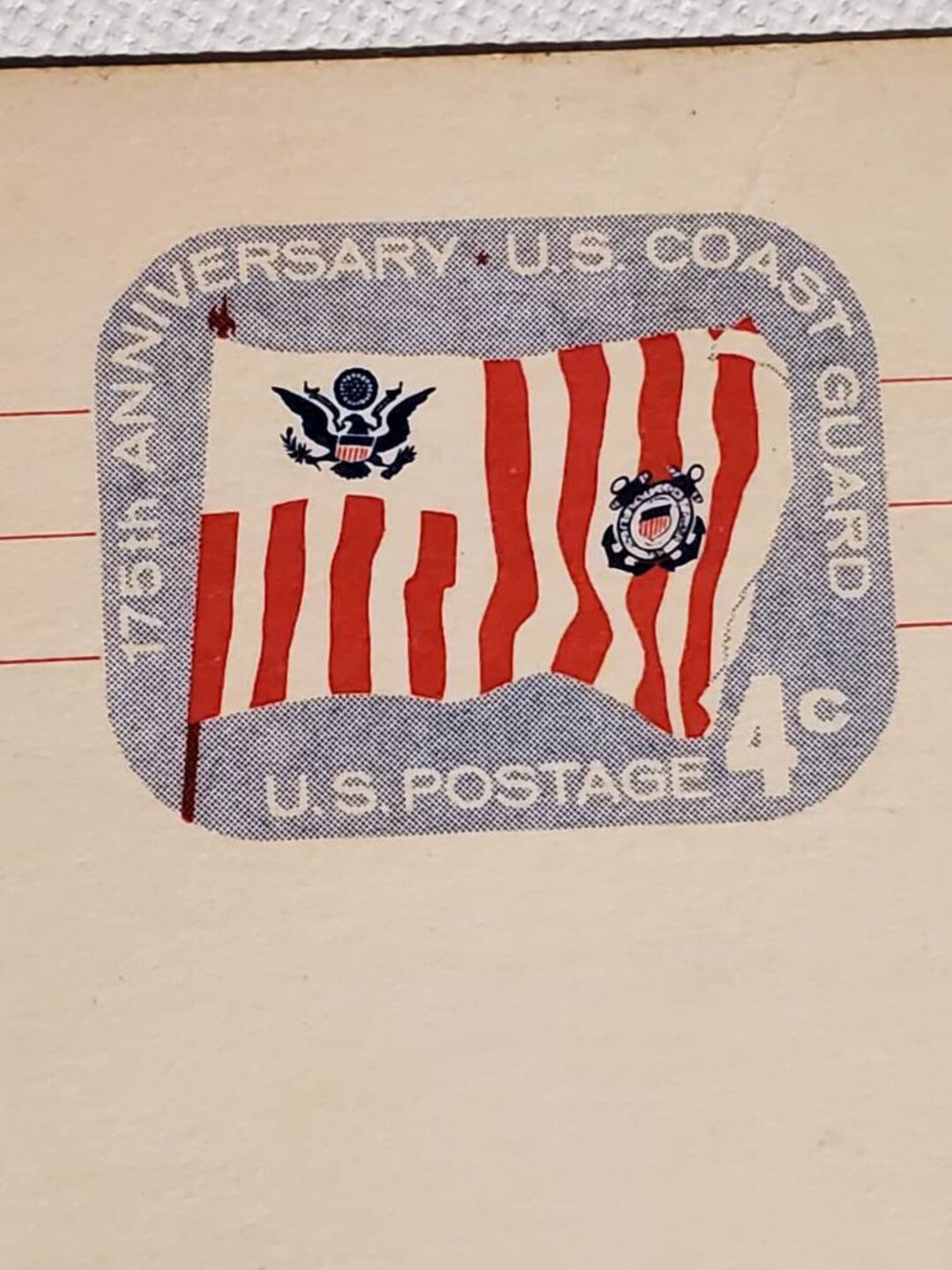 1965 4c US Postage 175th US Coast Guard Anniversary Blank Post Card - Etsy