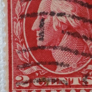 US George Washington Red 2c Postage Stamp - Etsy