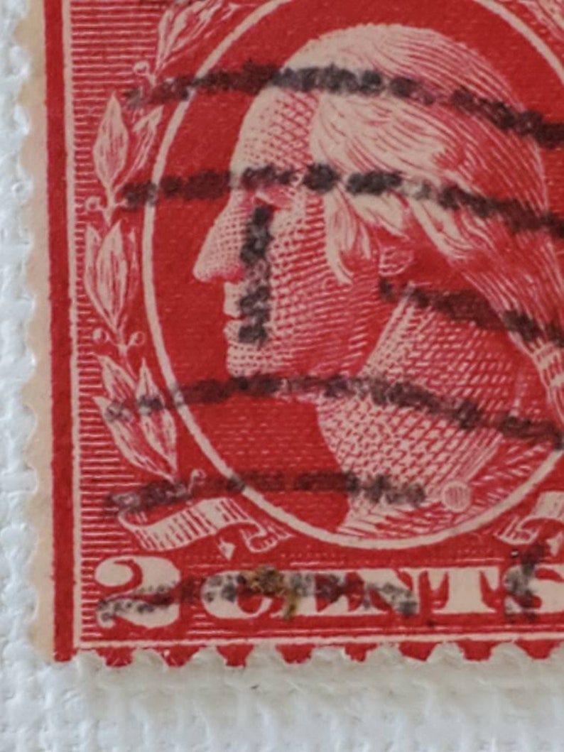 US George Washington Red 2c Postage Stamp - Etsy