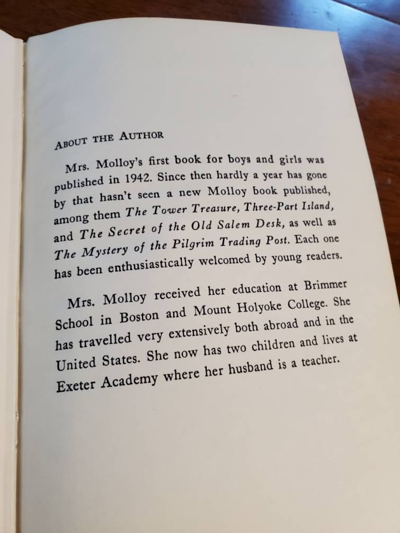 1964 the Mystery of the Pilgrim Trading Post by Anne Malloy Weekly ...