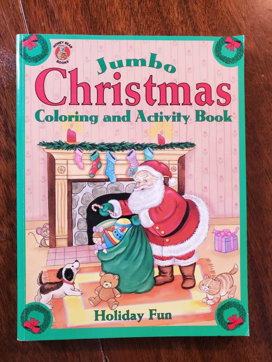 1997 Jumbo Christmas Coloring & Activity Book Holiday Fun Fisher Price ...
