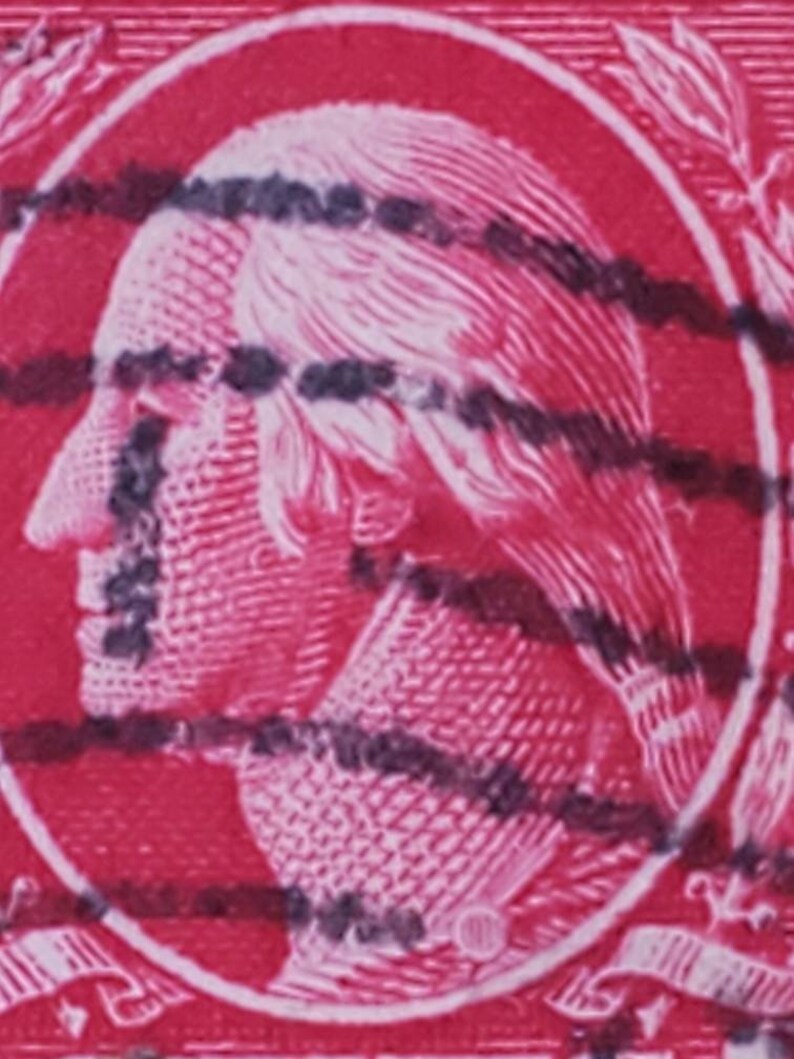 US George Washington Red 2c Postage Stamp - Etsy