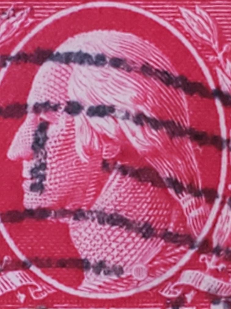 US George Washington Red 2c Postage Stamp - Etsy