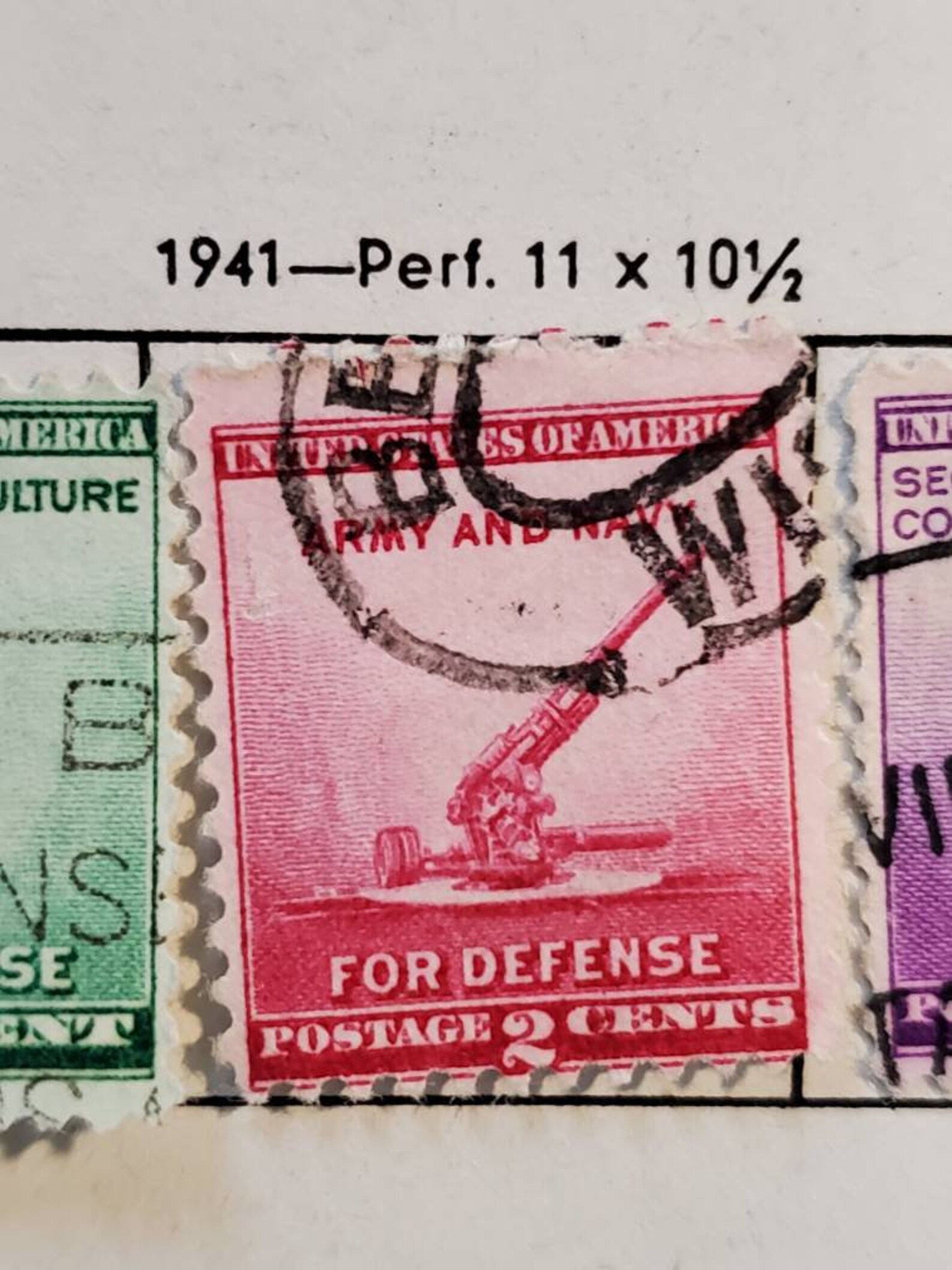 1941 for Defense US Postage Stamp Trio Lot - Etsy