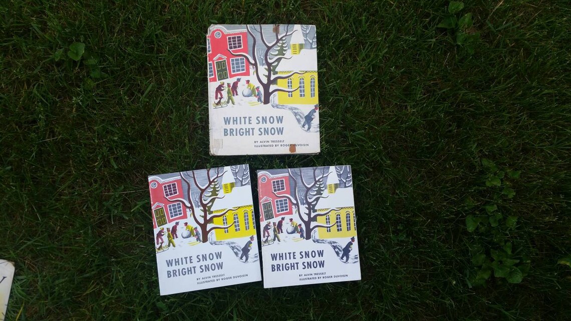 1962 White Snow Bright Snow Books Lot - Etsy