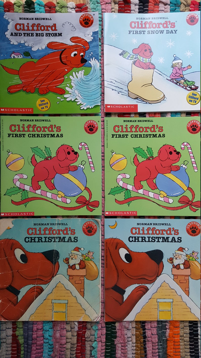 Norman Bridwell Clifford's Books Lot of 6 1984-1998 - Etsy