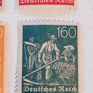 1920s Germany Deutsches Reich Weimer Republic Workers Stamps Shiny OG ...