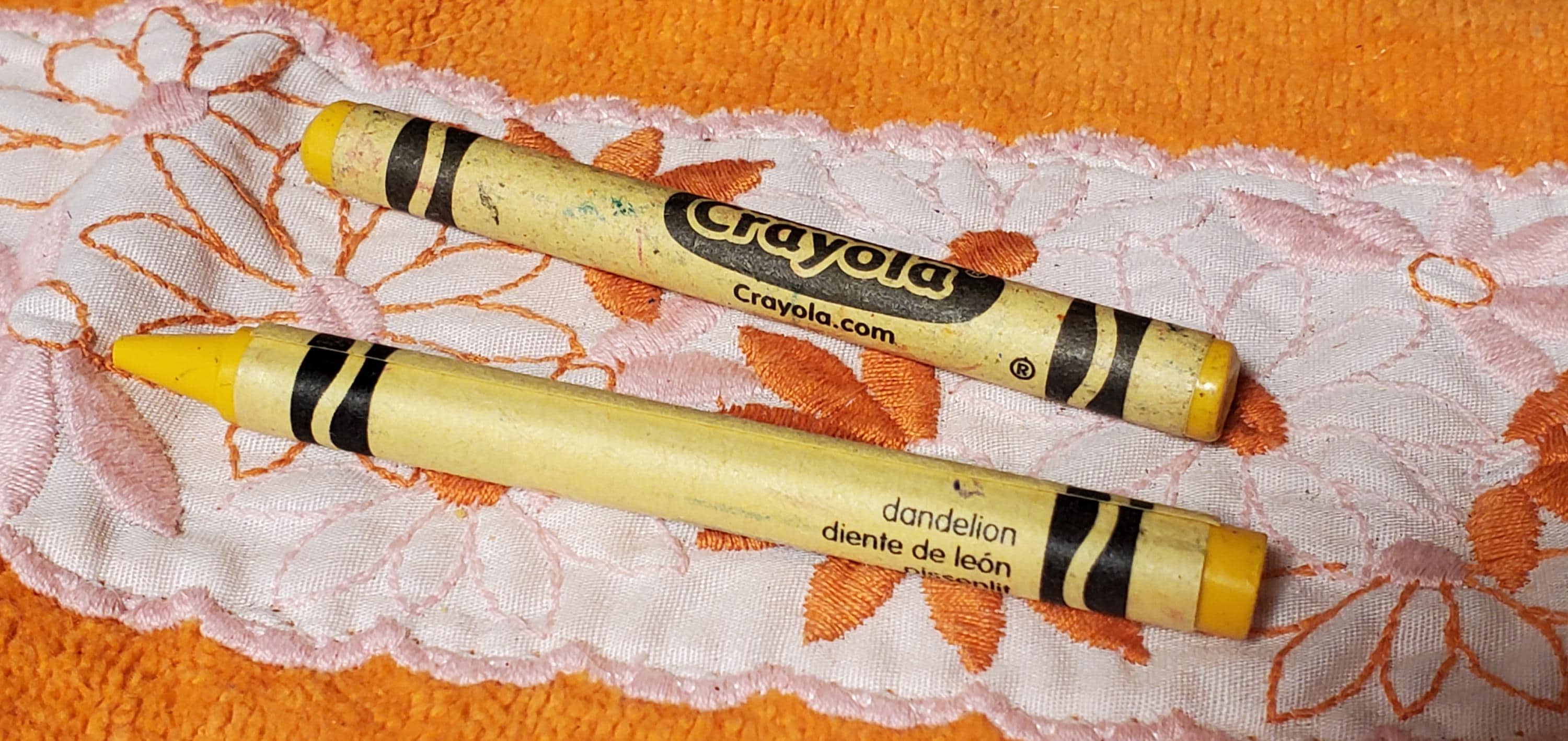 Vintage Dandelion Crayola Crayons X2 Discontinued - Etsy