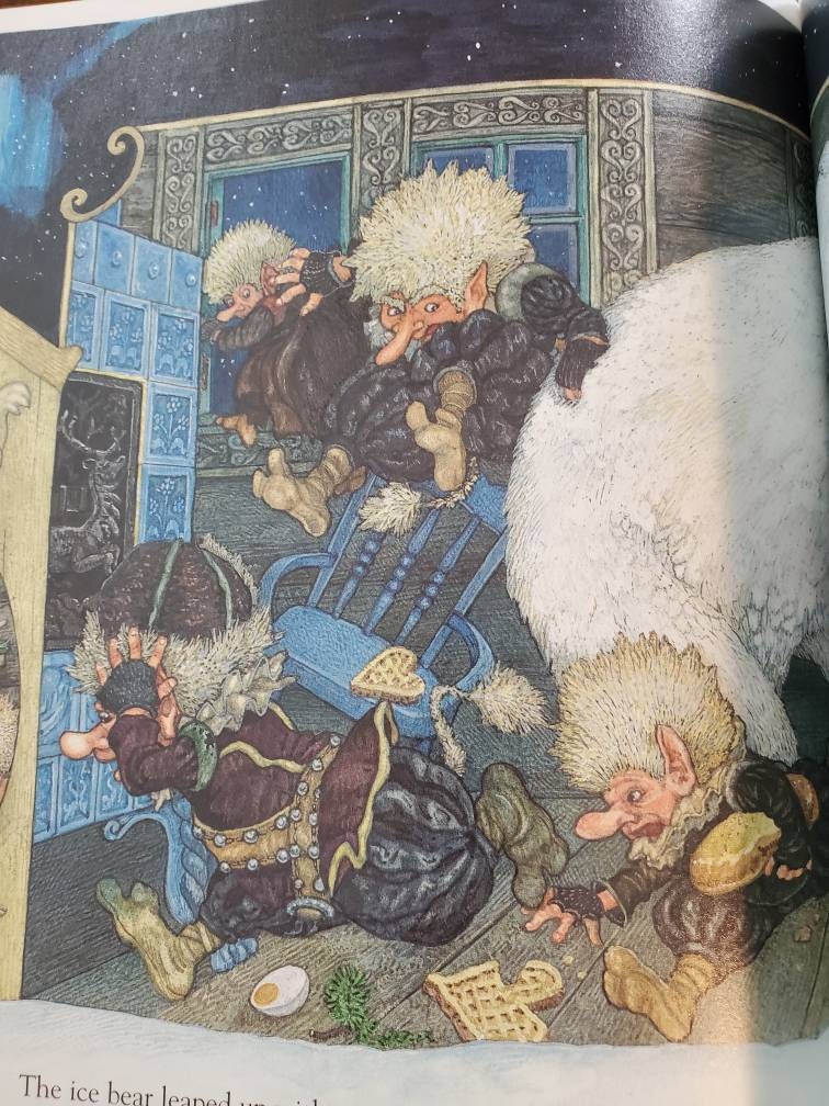 2003 Jan Brett Who's That Knocking on Christmas Eve Paperback ...