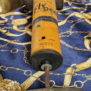 1926 Fly Ded Insect Spray Can Empty Collectible Metal Decor2 Pc - Etsy