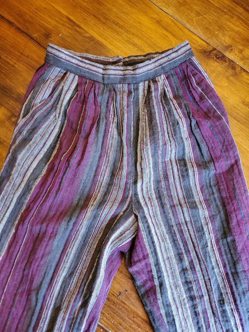 1980's Campus Casuals of California Striped Pants 26"x27" - Etsy