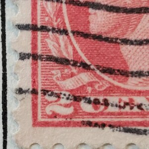 George Washington Green 1c Stamp and Red 2c Stamp - Etsy