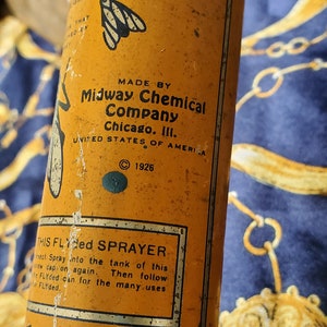 1926 Fly Ded Insect Spray Can Empty Collectible Metal Decor2 Pc - Etsy