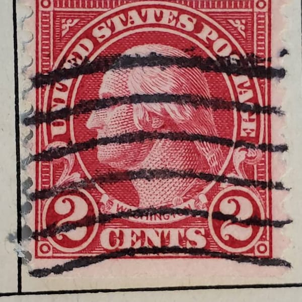 George Washington 2 Cent Stamp - Etsy