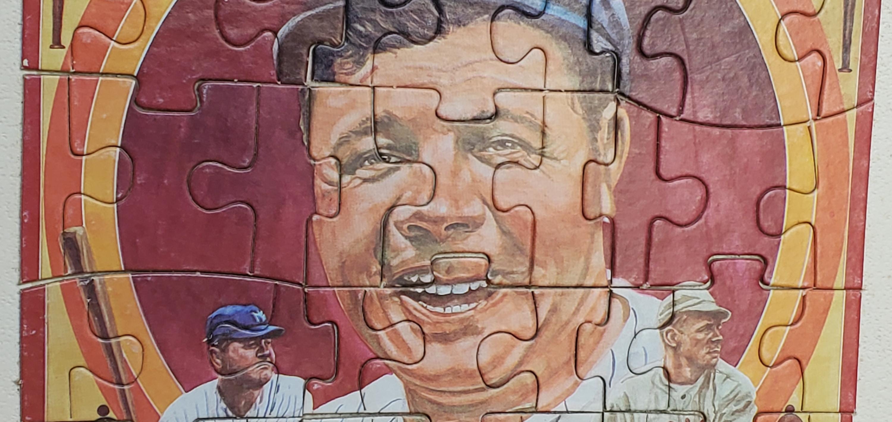 1982 Donruss Hall of Fame Diamond King Babe Ruth Permanently Mounted ...