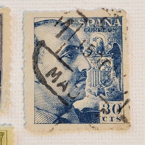3 Spanish Espana Postage Stamps Used - Etsy