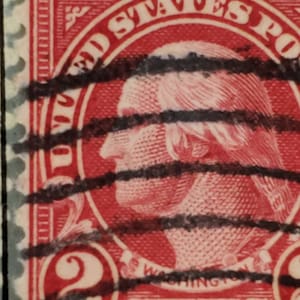 George Washington Red 2c US Postage Stamp - Etsy